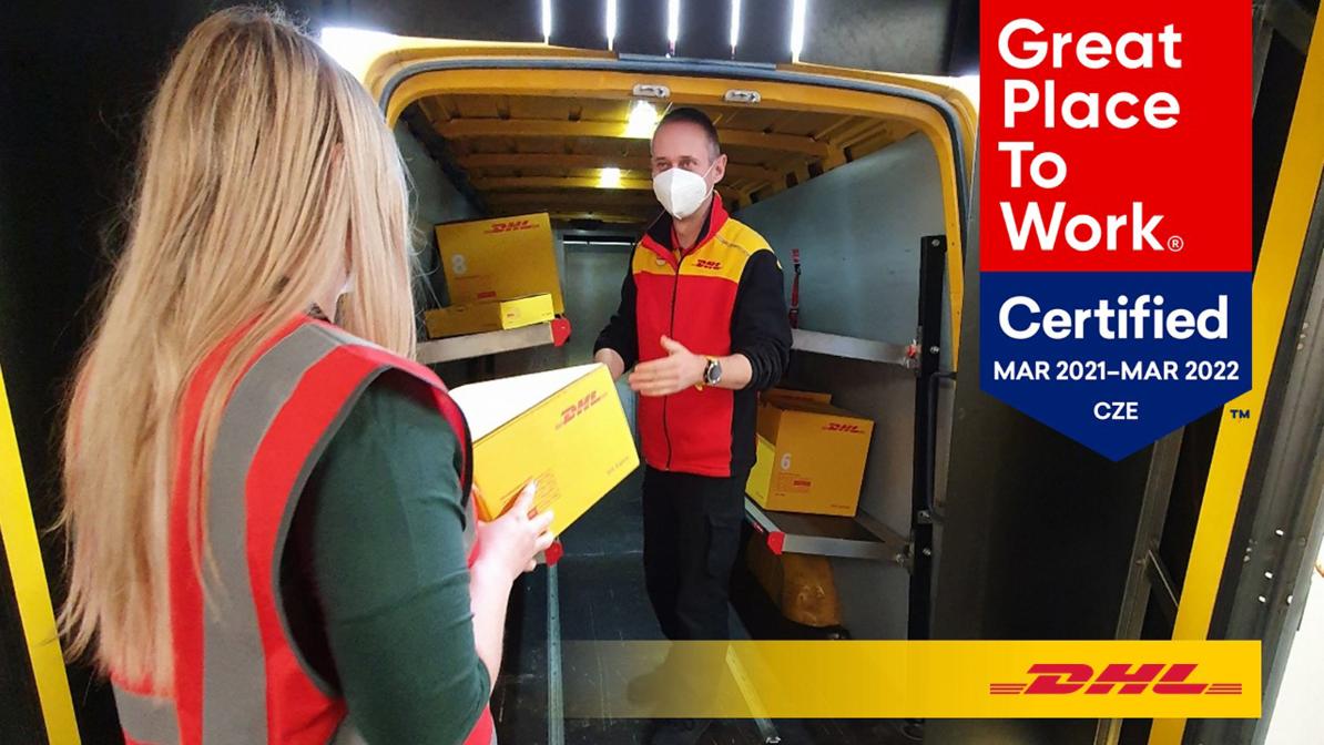 Společnost DHL Express Česká republika získala ocenění GREAT PLACE TO ...