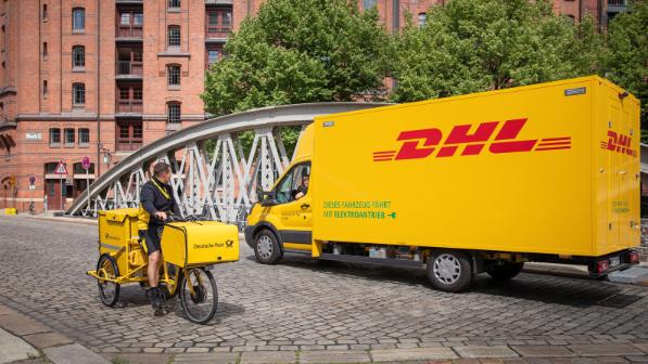 Dhl Global Mail Van