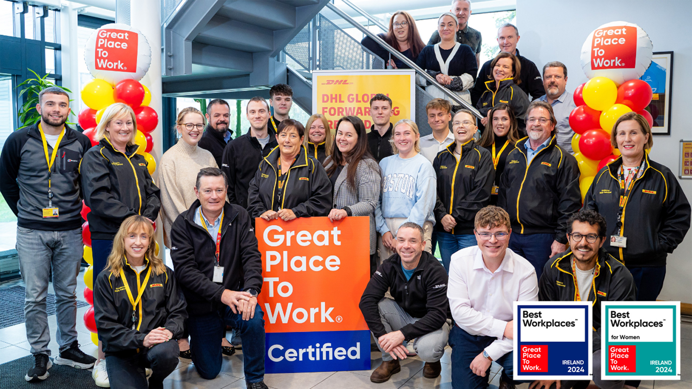 DHL Global Forwarding Named As One of the Best Workplaces™ in Ireland ...
