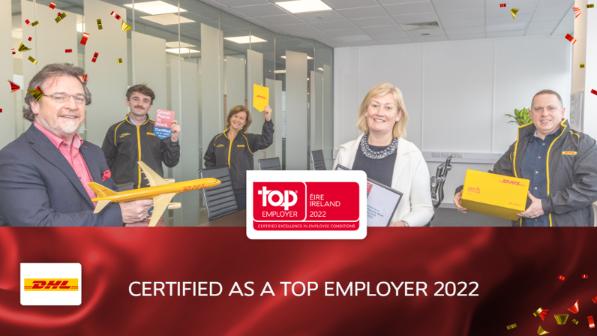 DHL Global Forwarding Ireland Recognised as Certified Top Employer 2022 ...