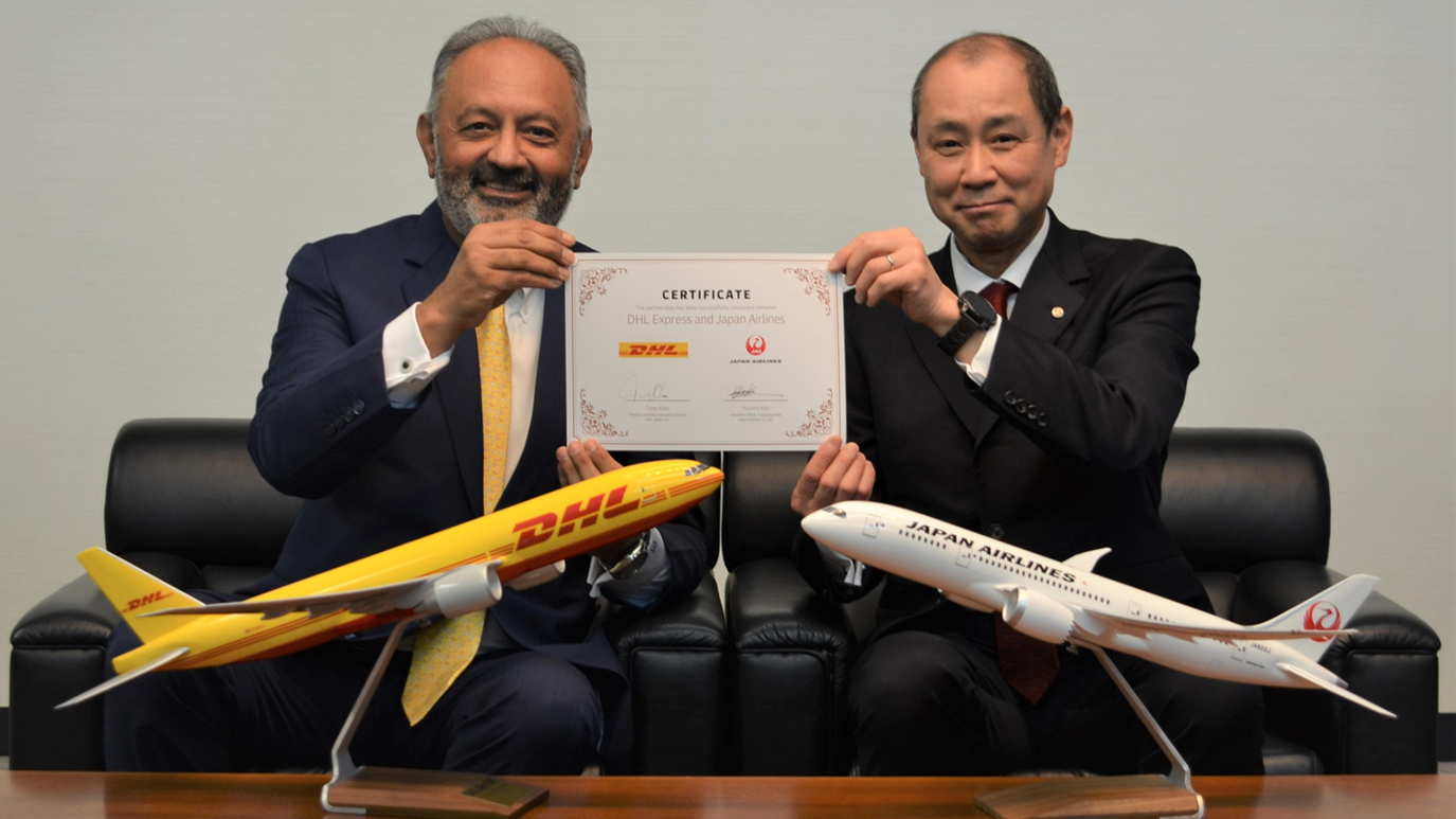 DHLとJAL、ボーイング767フレイターを活用した パートナーシップを強化 - DHL - Japan 日本