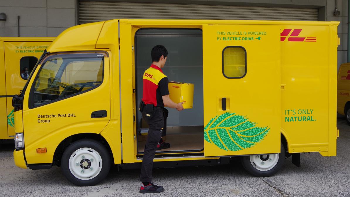 DHL Express Introduces 19 Electric Trucks in Japan to Reduce Carbon Emissions - DHL - Japan