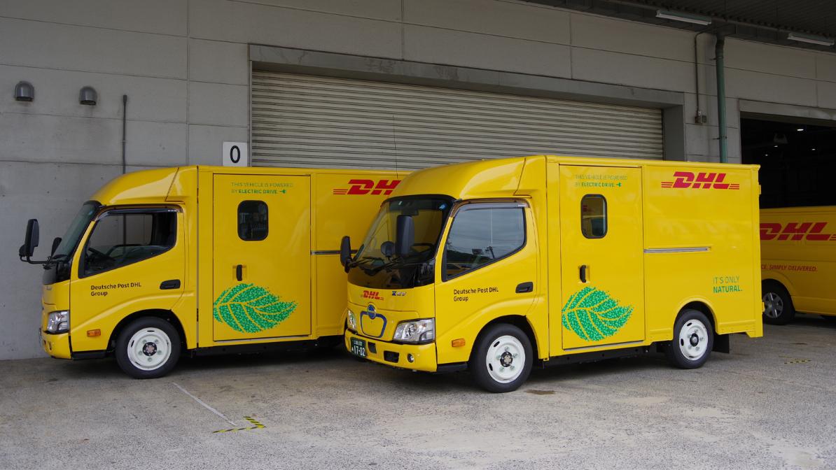 DHL Express、排出量削減に向け 2023年中にEVトラック19台を追加導入 - DHL - Japan 日本