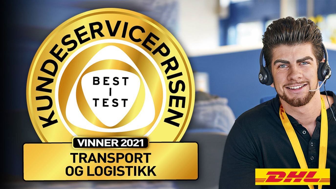 DHL Express «Best i test» og vinner av Kundeserviceprisen 2021 - DHL ...