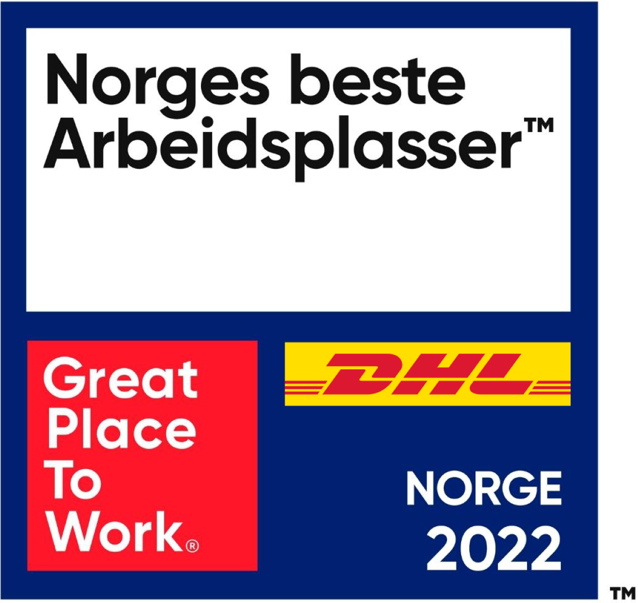 DHL Express holder stand blant Norges 5 beste arbeidsplasser - DHL - Norge