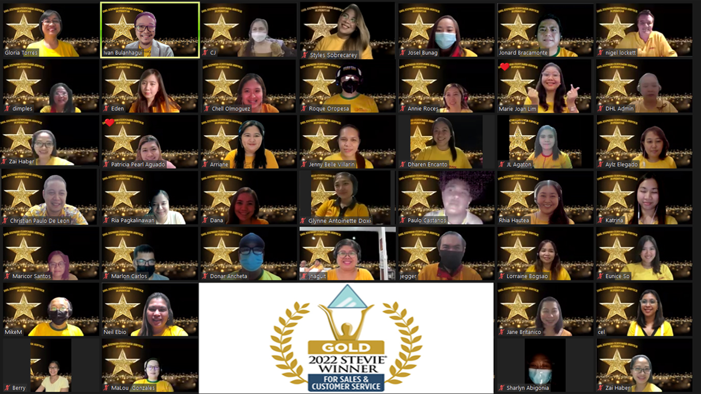 DHL Express Wins Gold Stevie® Award for Sales & Customer Service - DHL ...