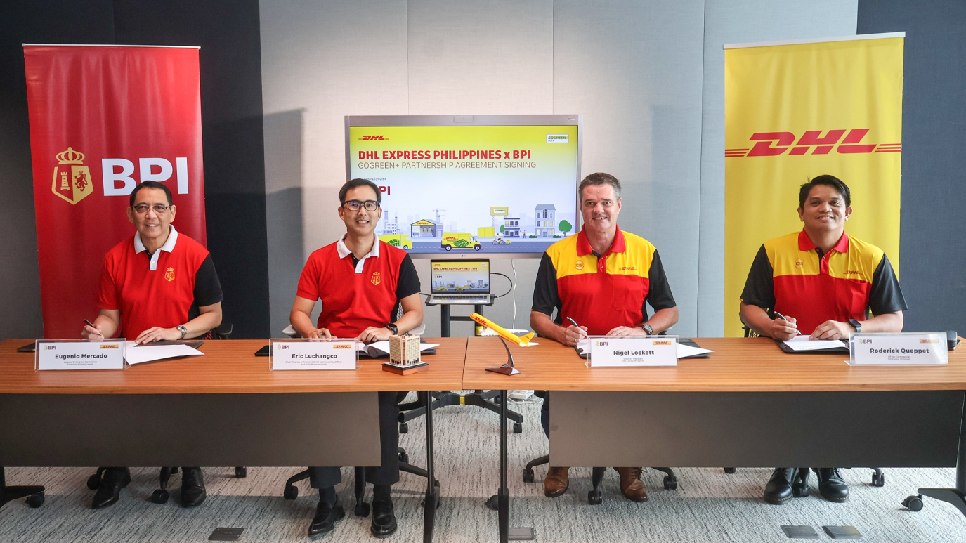 DHL Express and Bank of the Philippine Islands Join Forces to Reduce Carbon Emissions by Using ...