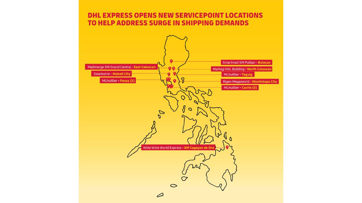 DHL Express Opens New Service Points in the Philippines to Help Address ...