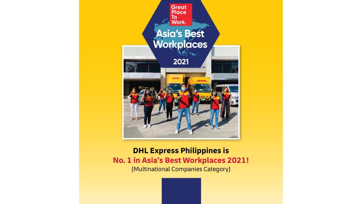 DHL Express Tops Great Place to Work® in Asia - DHL - Philippines