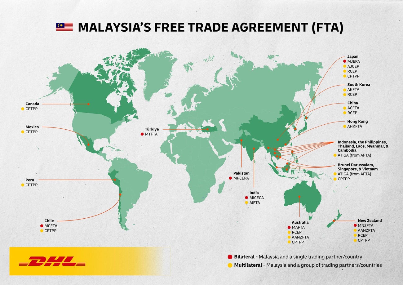 All About Free Trade Agreements Malaysia | DHL Malaysia