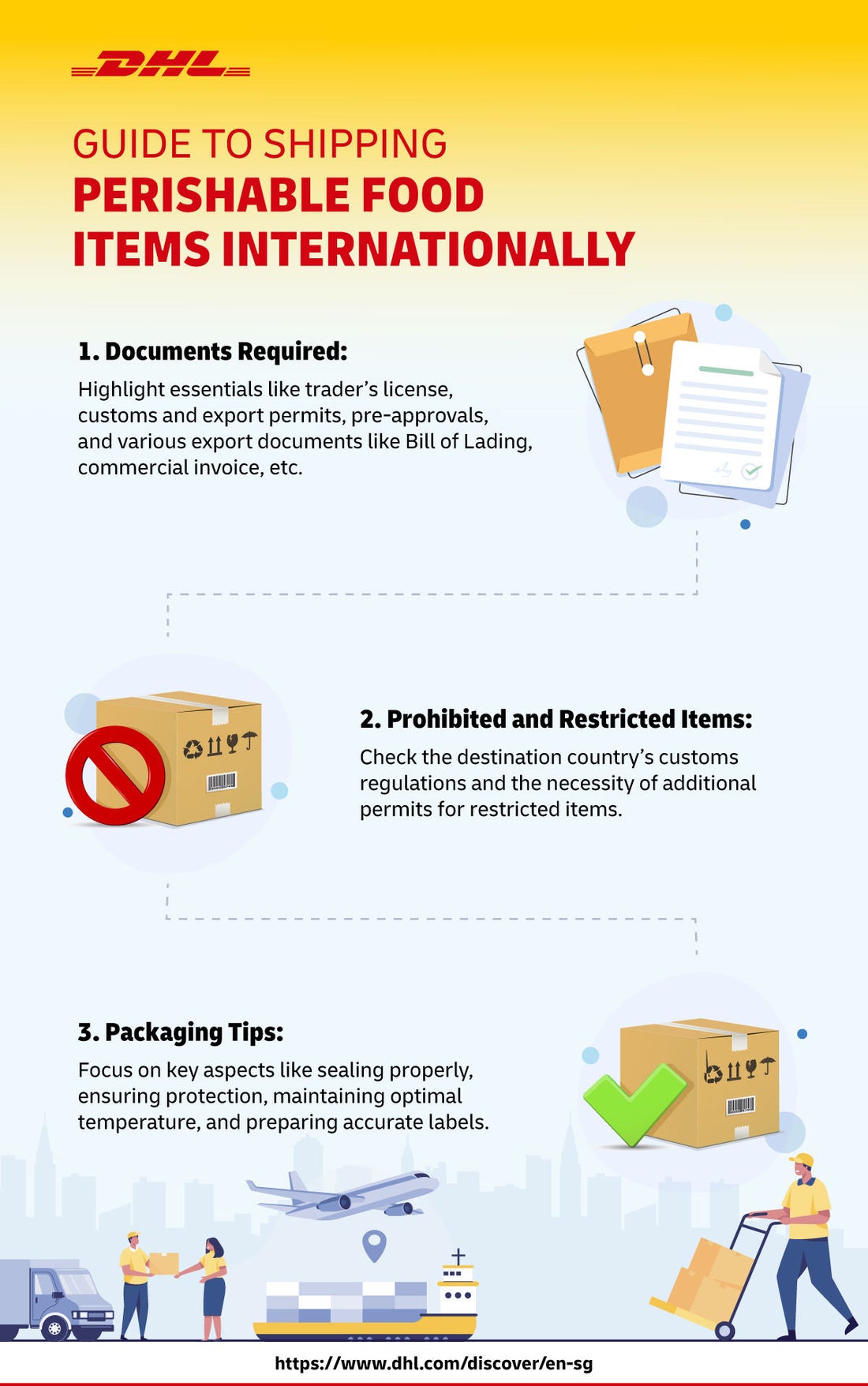 Shipping Perishable Food Items Internationally | DHL Express Singapore