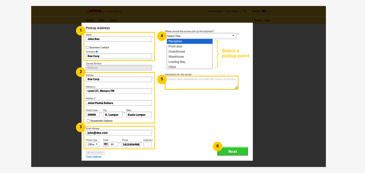 How to Schedule a Shipment Pickup