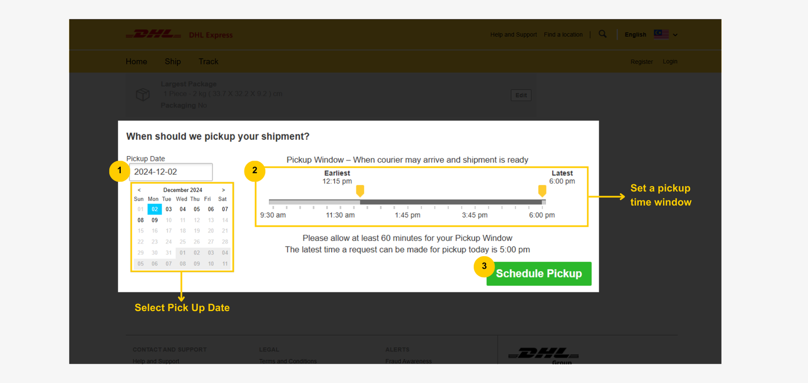 How to Schedule a Shipment Pickup