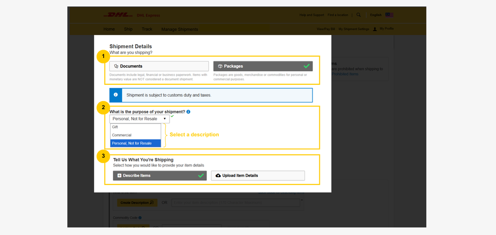 How to Create a DHL Commercial Invoice