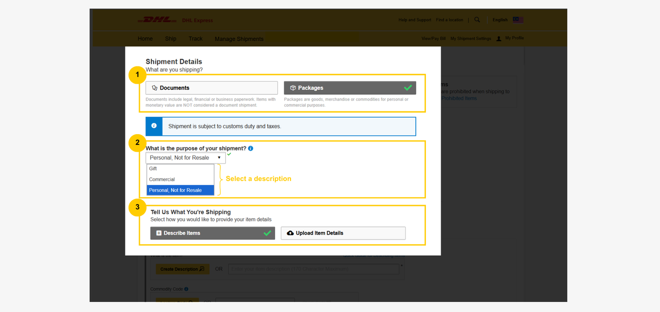 How to Create a DHL Commercial Invoice