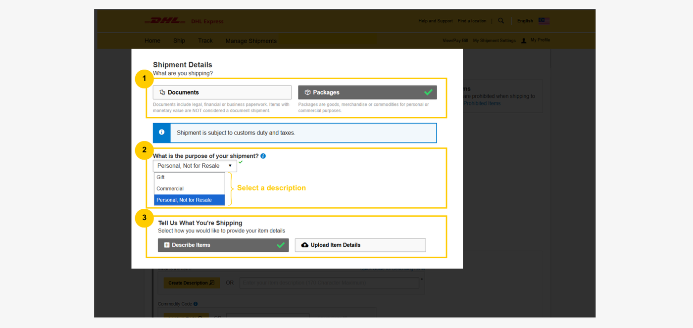 How to Create a DHL Commercial Invoice
