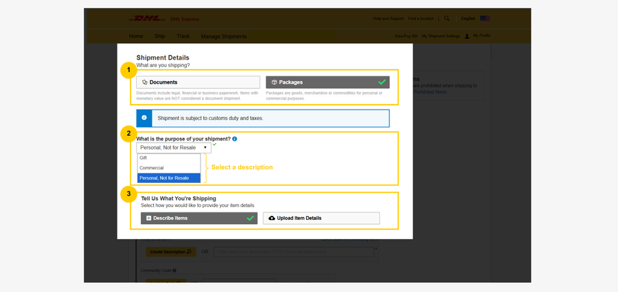 How to Create a DHL Commercial Invoice