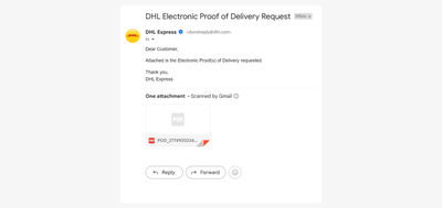 How to Get a DHL Proof of Delivery
