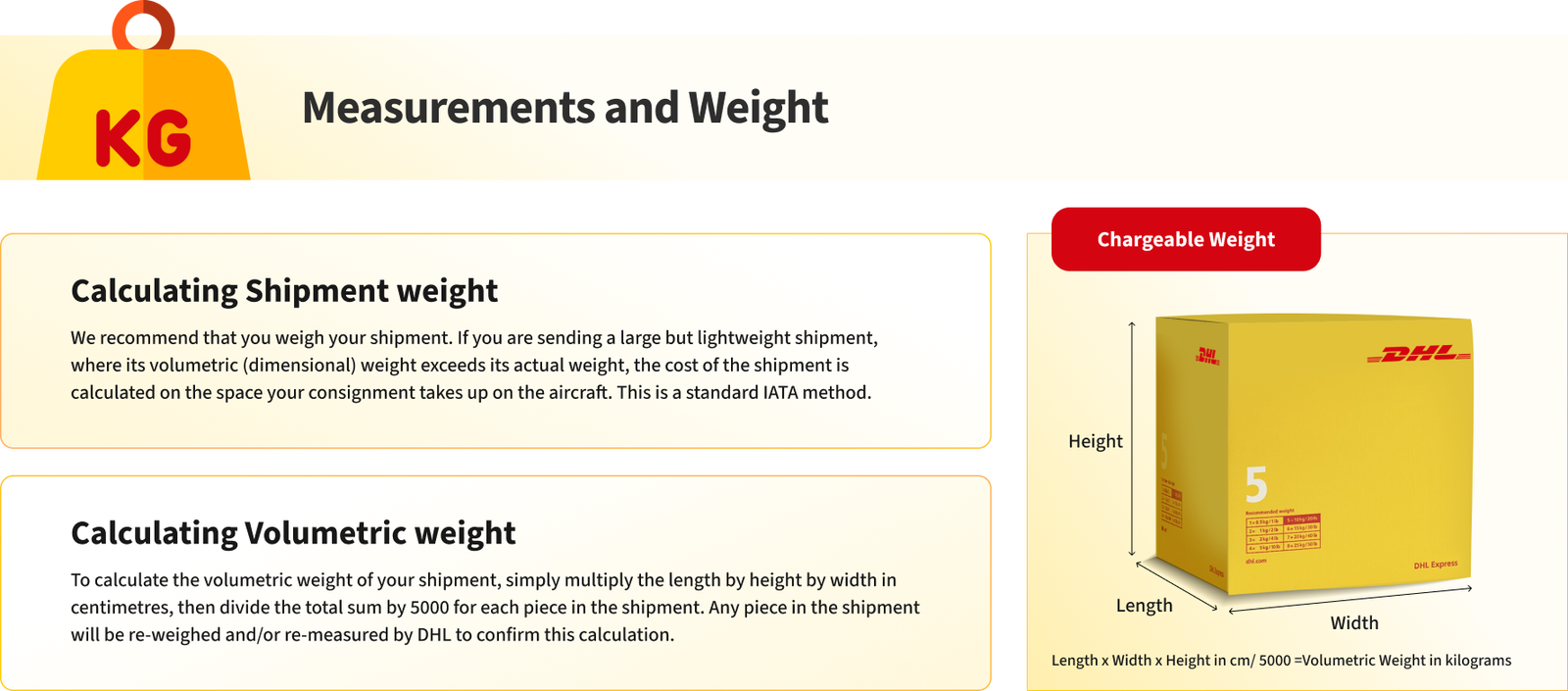 Packaging | DHL South Africa