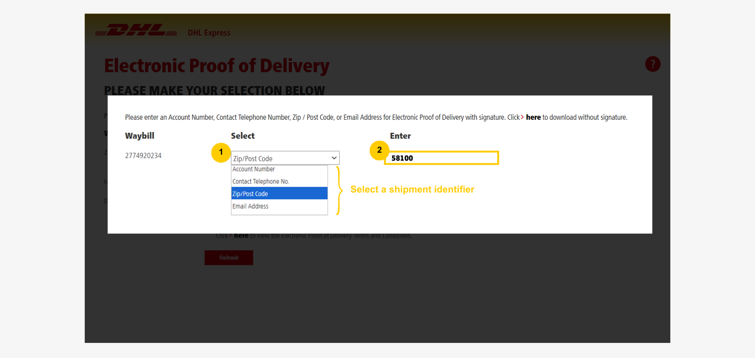 How to Get a DHL Proof of Delivery