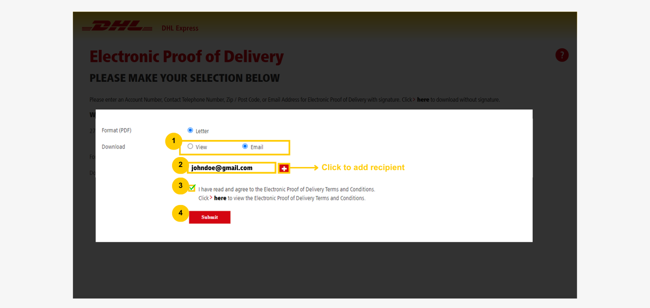 How to Get a DHL Proof of Delivery