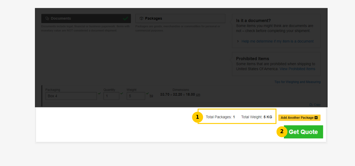 Guide to Get a DHL International Shipping Rate | DHL Malaysia