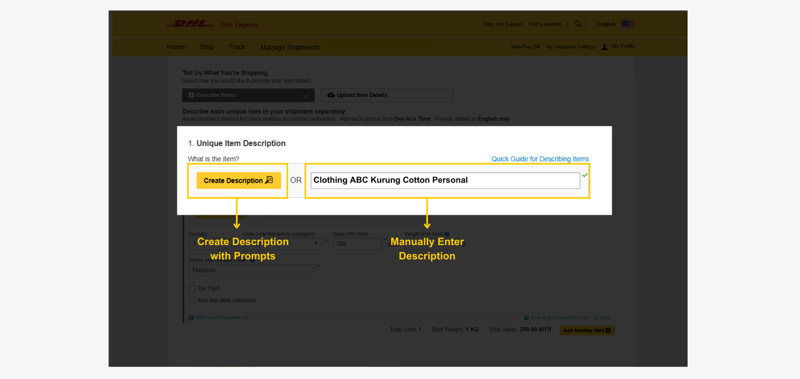 How to Create a DHL Commercial Invoice