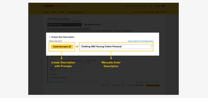How to Create a DHL Commercial Invoice