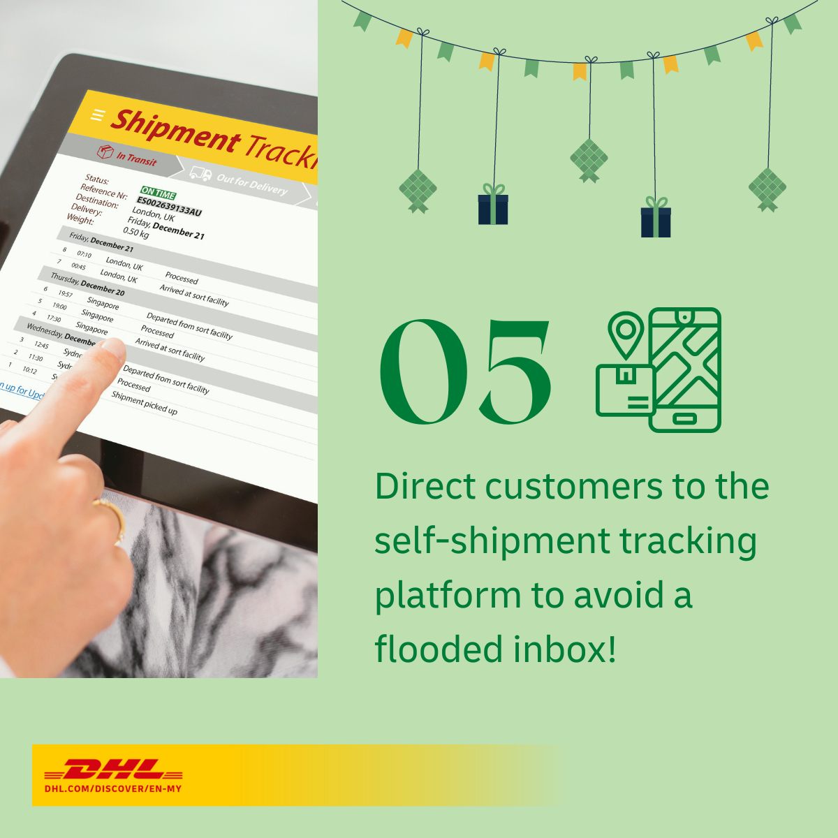 5 Logistics Best Practices for Raya Shopping Season | DHL Malaysia