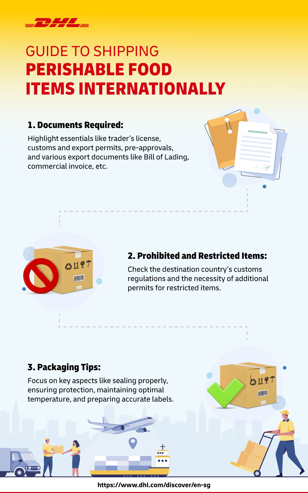 Guide to shipping perishable food items internationally | DHL Singapore