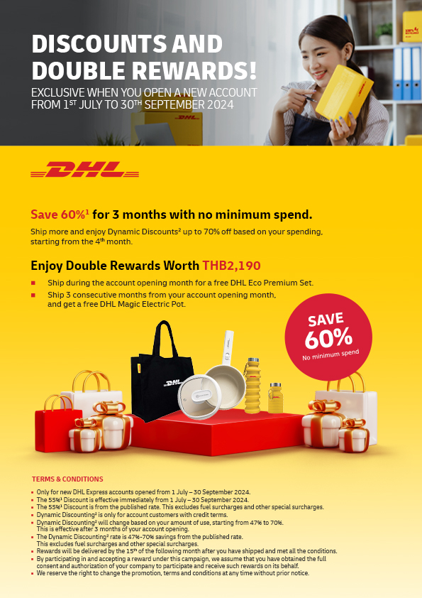 Open a DHL Express Business Account for International Business Shipping ...