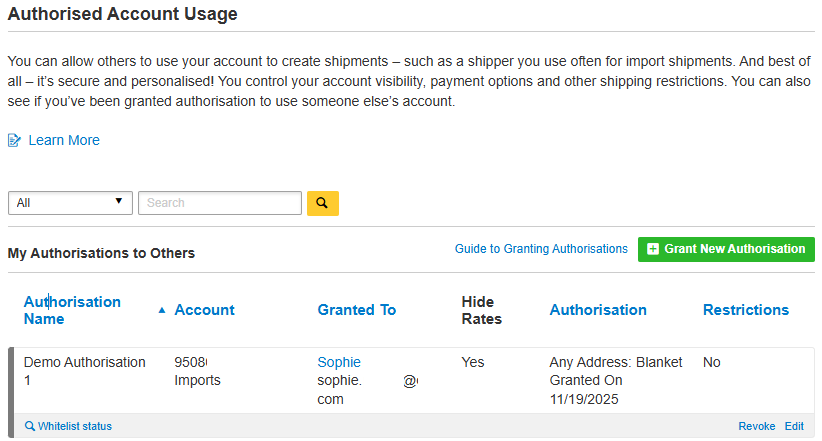 Authorised Account Usage | DHL UK