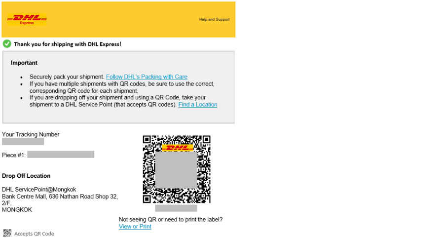 Experience Seamless Shipping with DHL's Label-Free Service