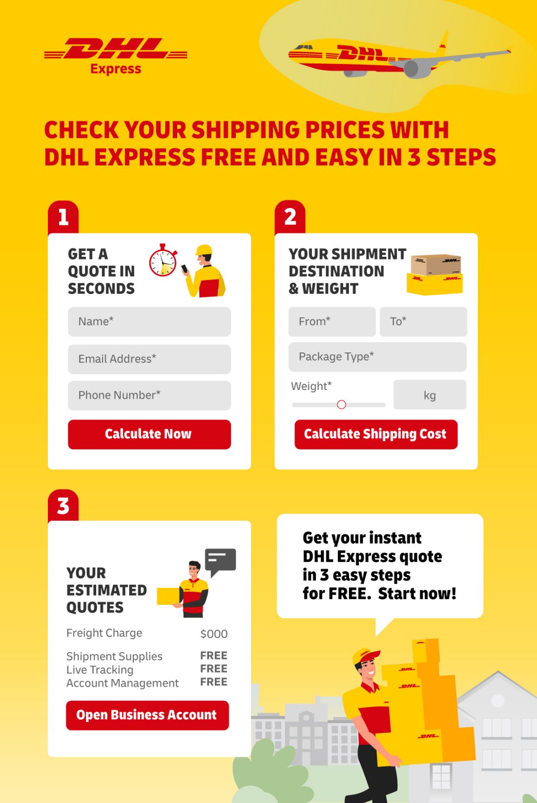 How to Use Shipping Cost Calculator - DHL Express Thailand | DHL Thailand